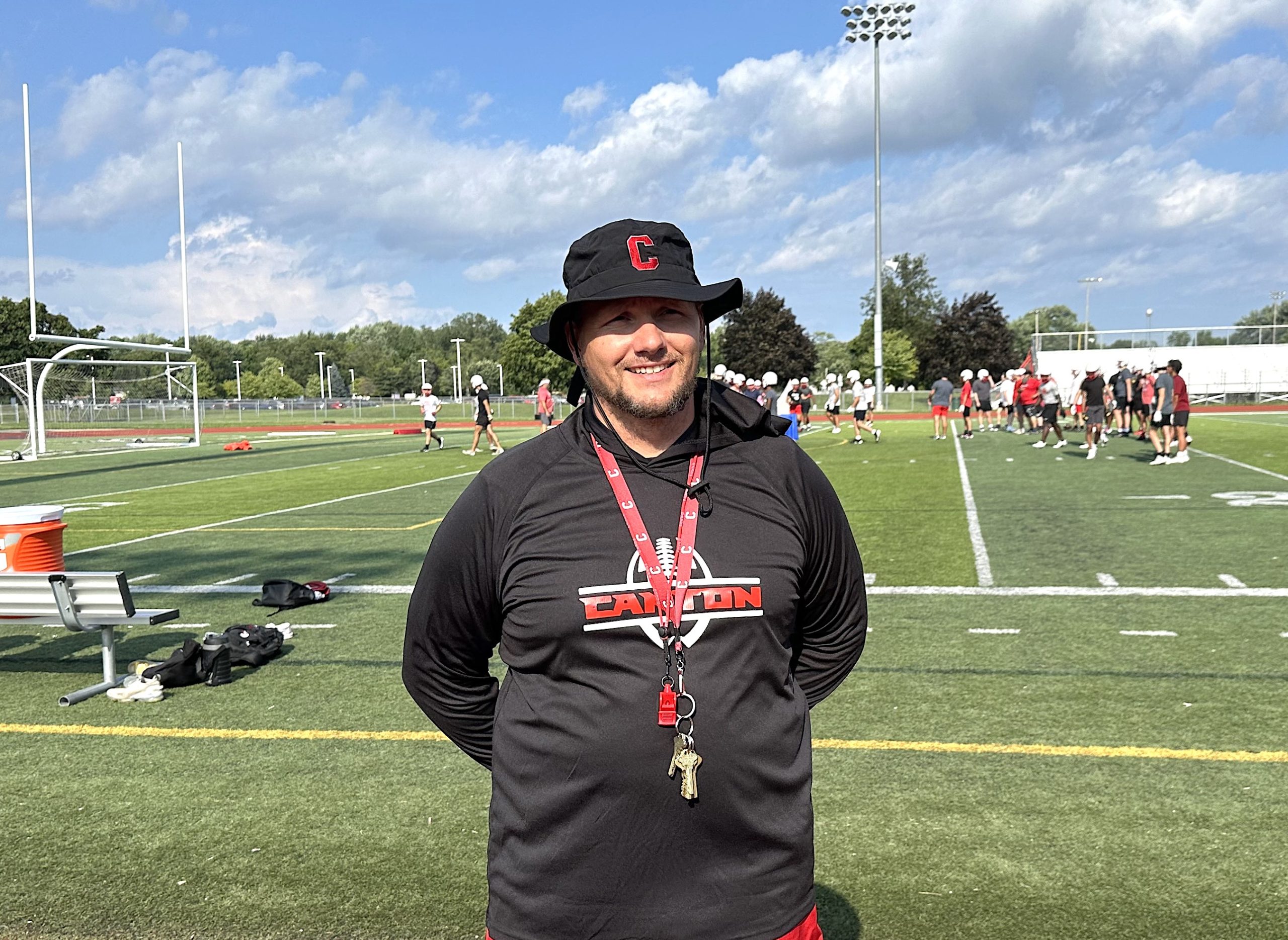 Canton football coach provides focus amidst swirling changes