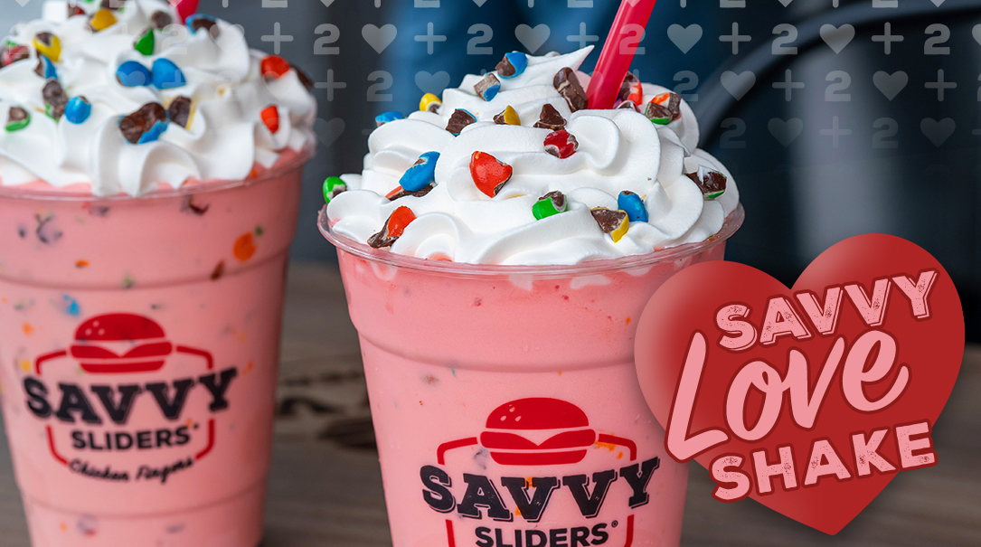 Here's to love at 1st taste with Savvy's limited Love Shake