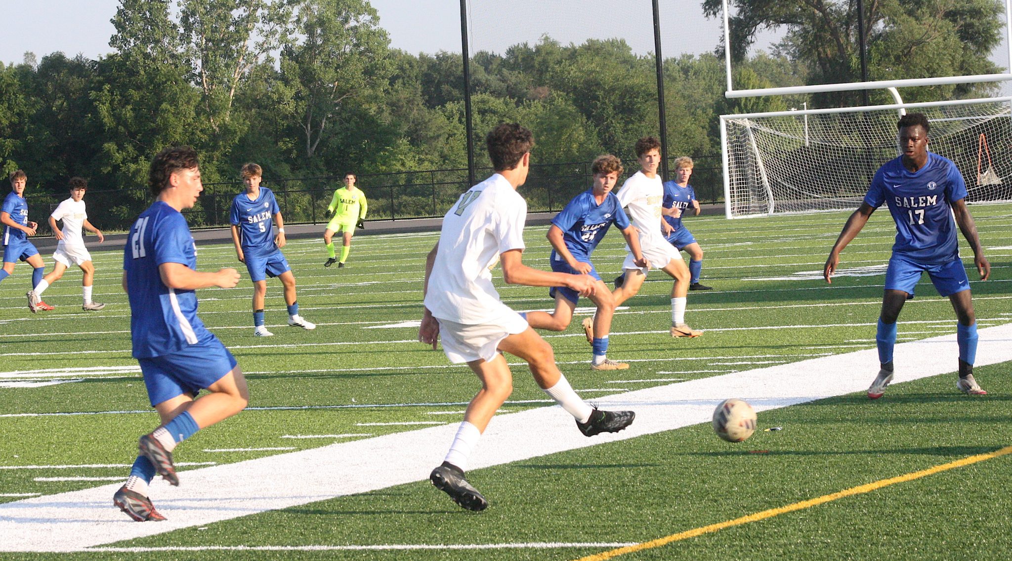 IT'S HISTORY: First varsity game at new P-CEP field ends 0-0